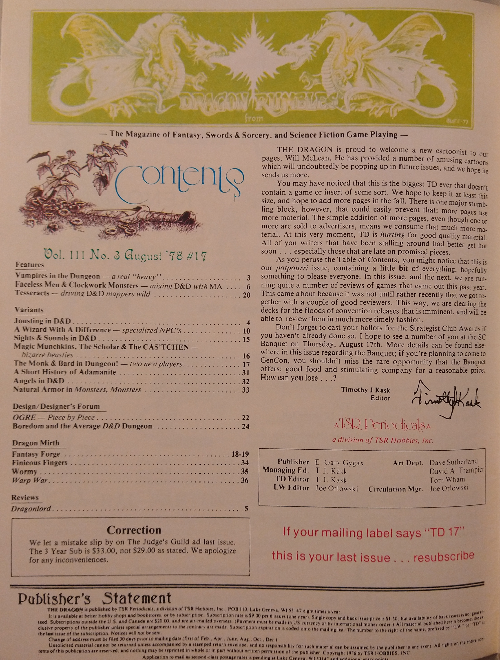Dragon Magazine #17 – treasuredhobbies